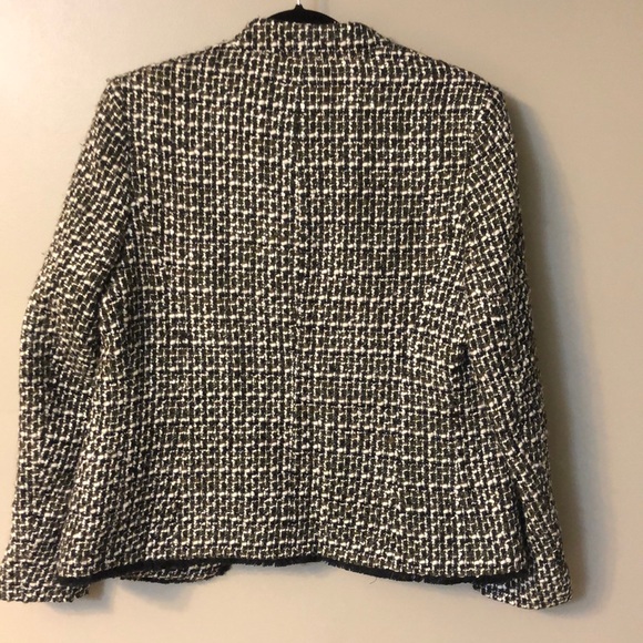 Helene London | Jackets & Coats | New Helene Berman Fringe Trim Tweed ...